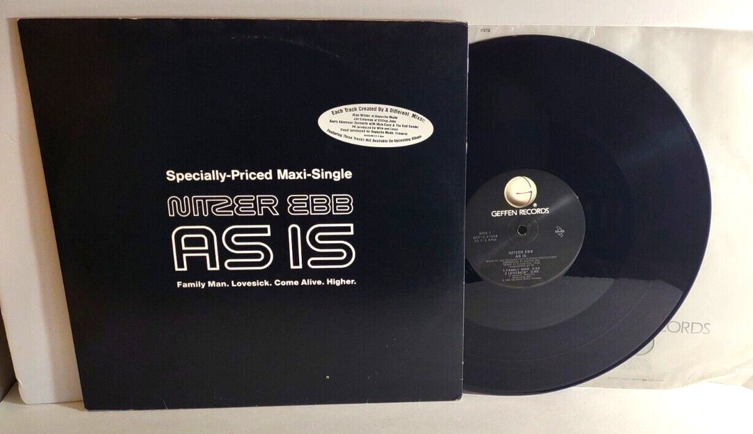 Nitzer Ebb as is 12 EP Vinyl Record First Pressing 1991 Mute Industrial ...