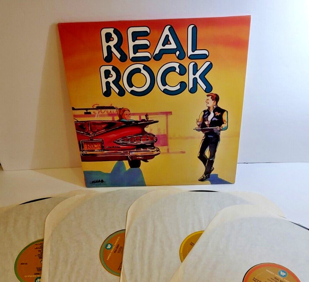 Real Rock 4 LP Set Vinyl LP Record Album Doo Wop Rockabilly Rock & Roll ...