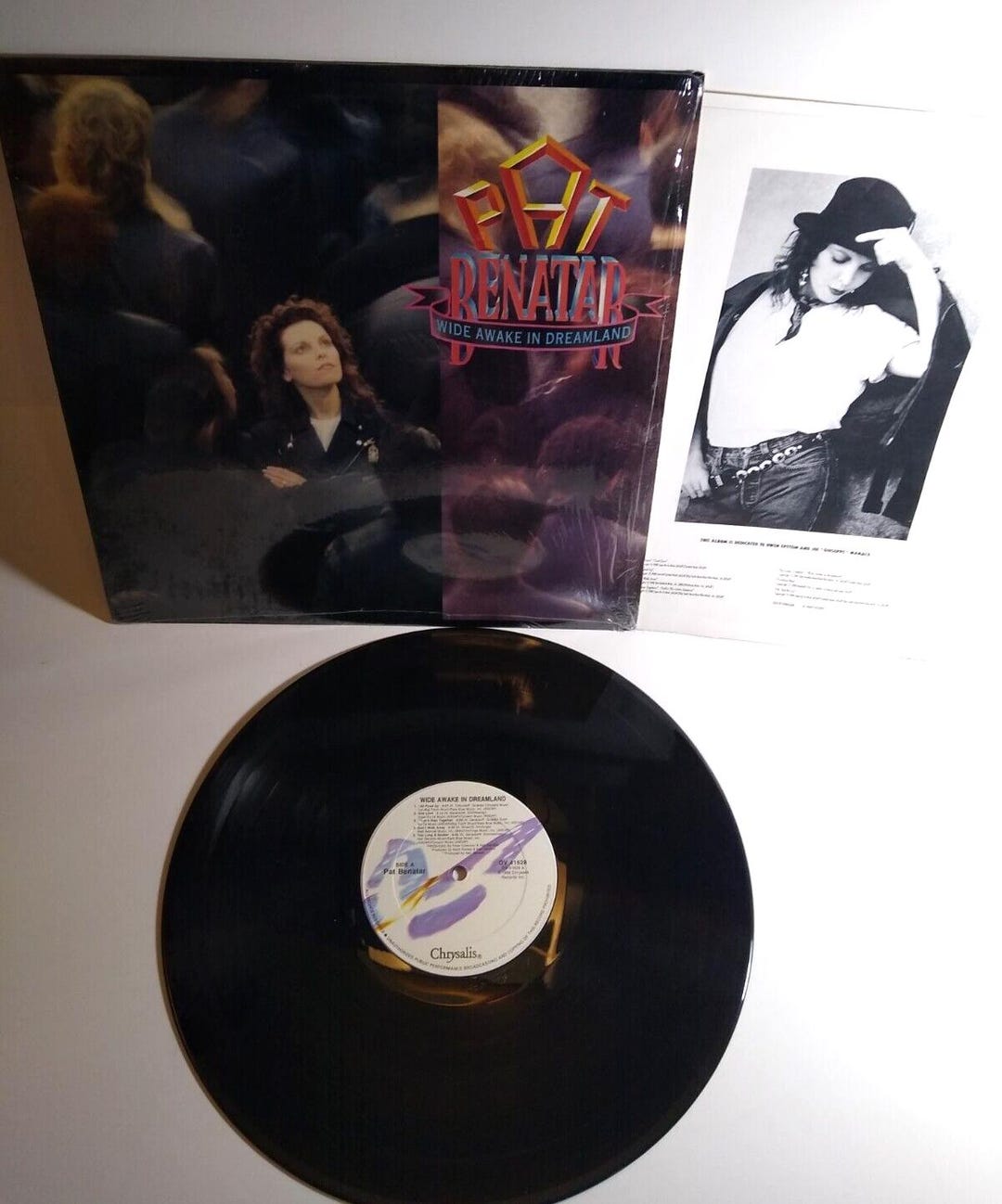 Pat Benatar Wide Awake In Dreamland Vinyl 12 Lp Record Album 1988 Pop