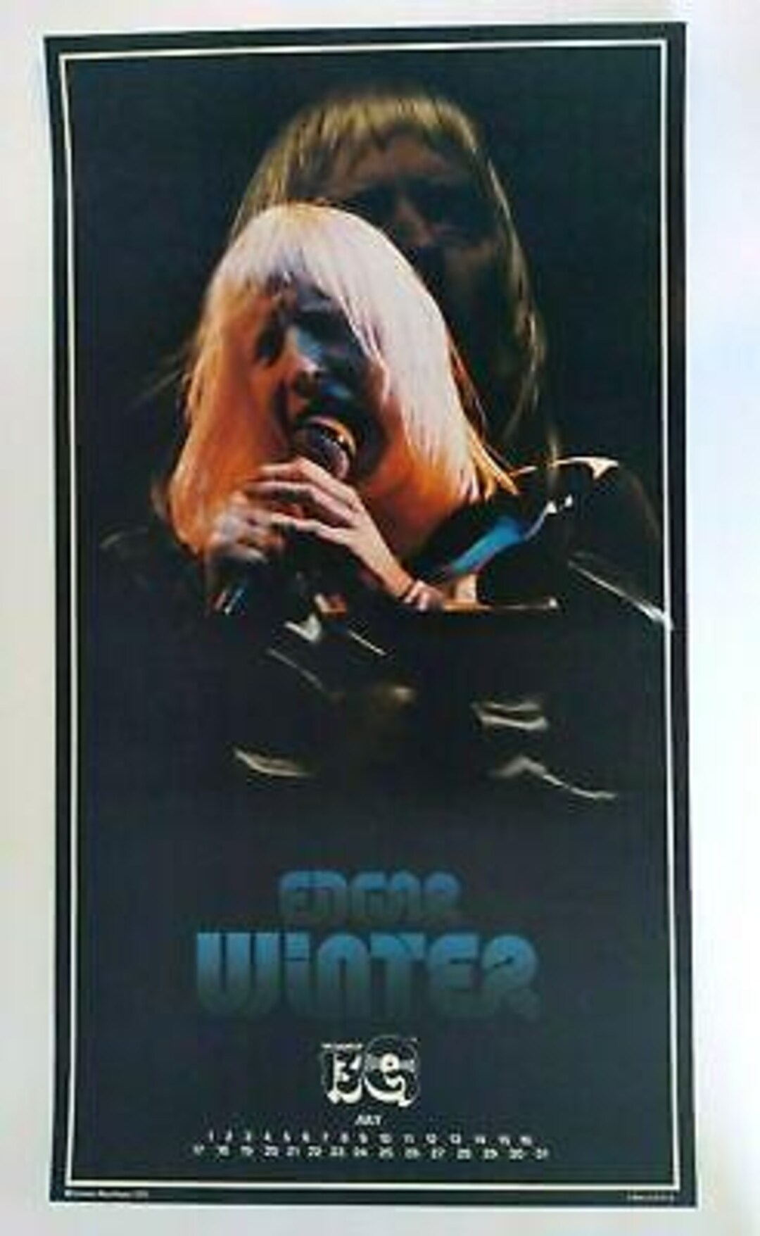 Edgar Winter Band Poster Original 1975 Progressive Rock Music 22" Wall ...