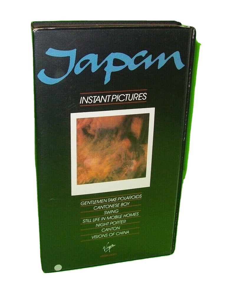 Japan VHS Instant Pictures Video Tape PAL System 1984 David - Etsy