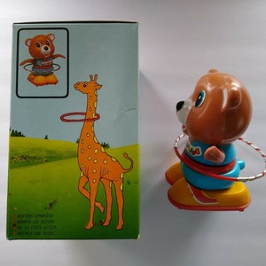 Hula Hula Animals Brown Bear With Hoop Battery Operated - Etsy