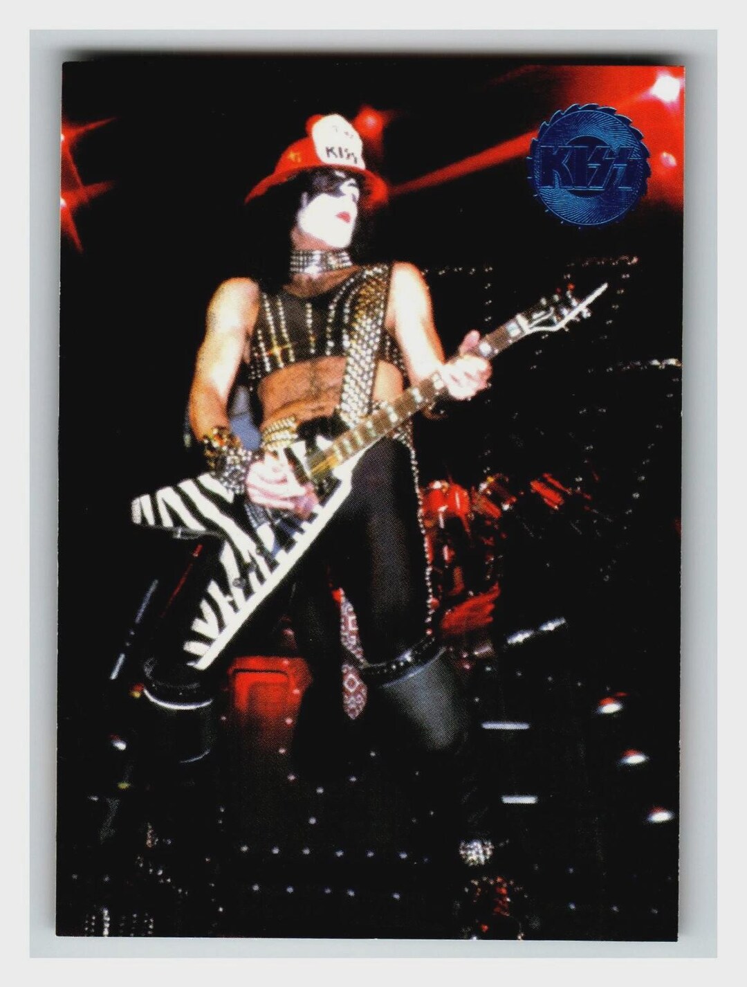 KISS Paul Stanley Starchild 1998 KISSTORY Cornerstone #115 Blue Foil ...