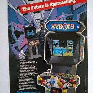 Xybots Arcade FLYER 1987 Original Video Game Space Age Robots - Etsy