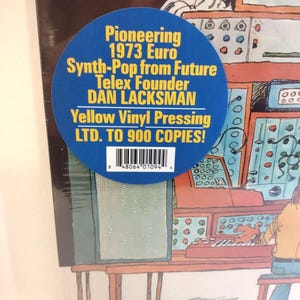 The Electronic System Dan Lacksman Vinyl LP Record Sealed Yellow Synth ...