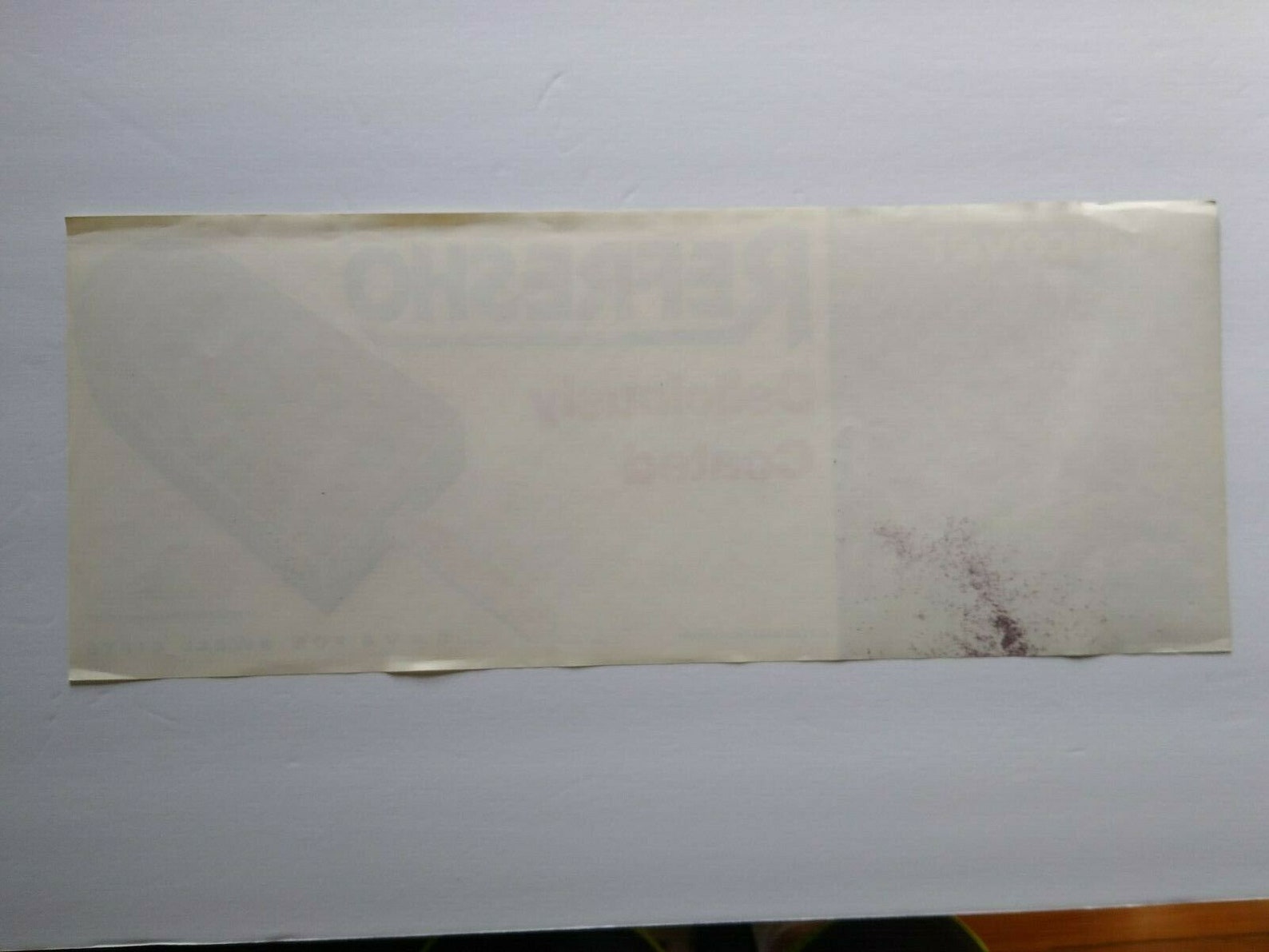 Refresho Ice Cream Bar Vintage 1971 Paper Sign With NASA | Etsy