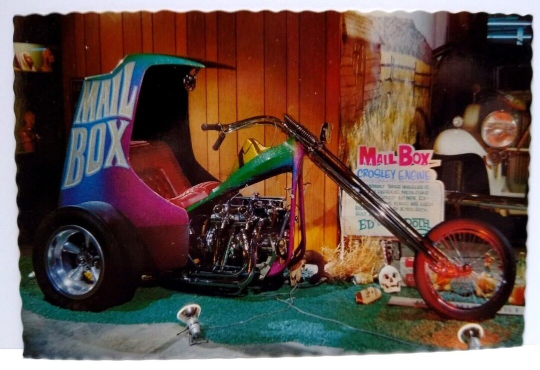 Hot Rod Postcard Mailbox Chopper Cycle Ed Big Daddy Roth Surf - Etsy