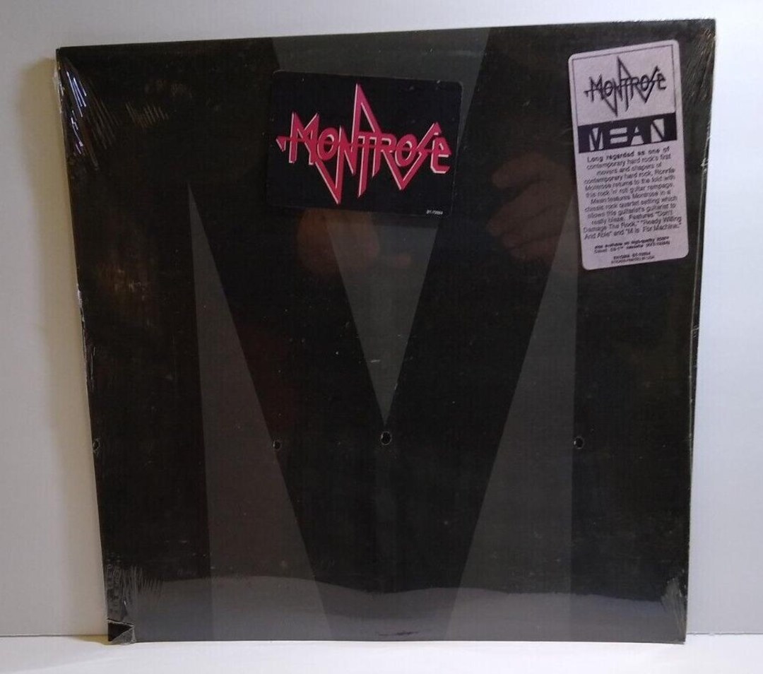 Ronnie Montrose Mean Vinyl LP Record Album Hard Rock Metal Hype Sticker ...