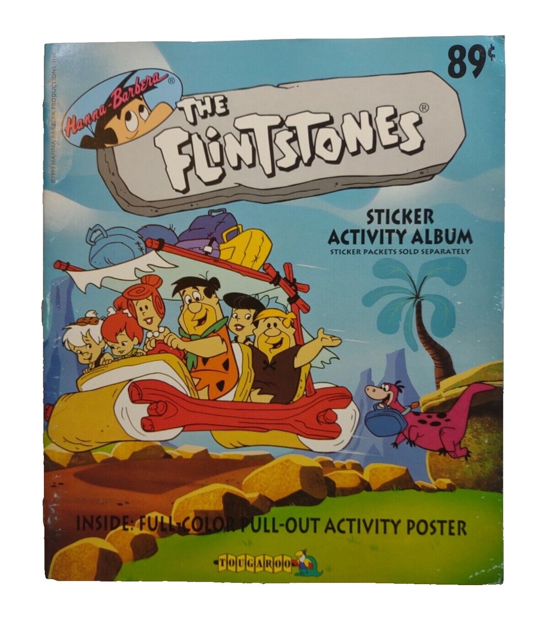 The Flintstones Cartoon Sticker Activity Album 1993 Poster - Etsy