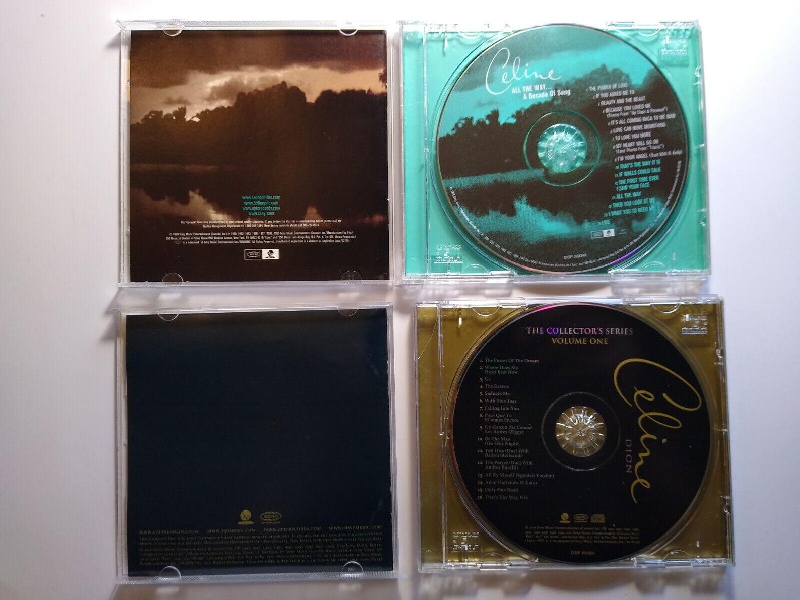 Celine Dion CD Lot All the Way Decade of Song 90s 16 Hit Songs PLUS ...