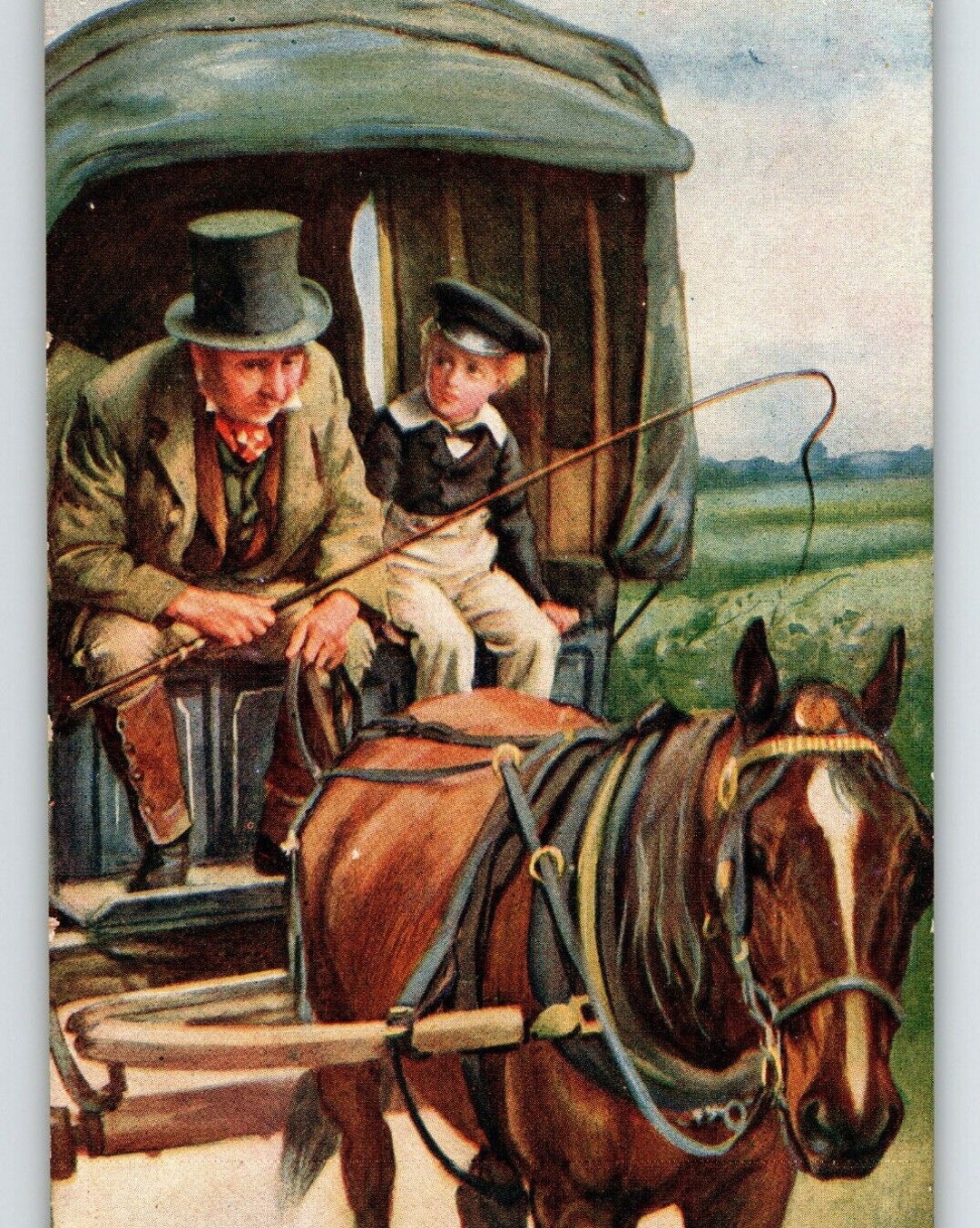 Charles Dickens Raphael Tuck Postcard 3406 David Copperfield Barkis ...
