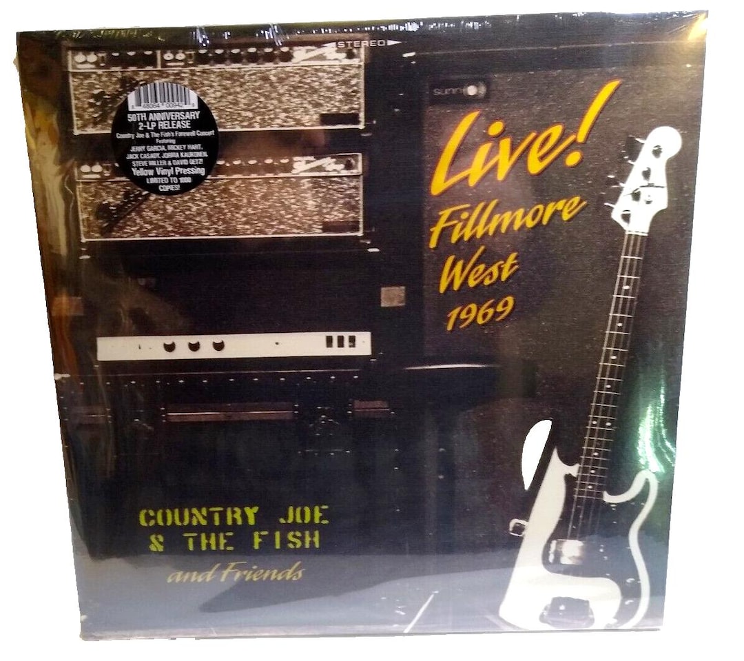 Country Joe & the Fish and Friends Live Fillmore West 1969 Vinyl Double ...