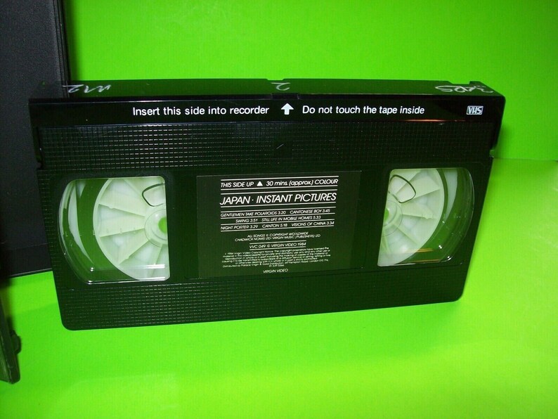 Japan VHS Instant Pictures Video Tape PAL System 1984 David - Etsy