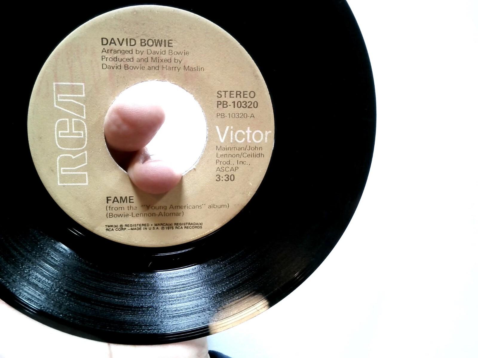 David Bowie – Fame / Right RCA 7" Vinyl Record Tan/brown Label PB-10320 ...