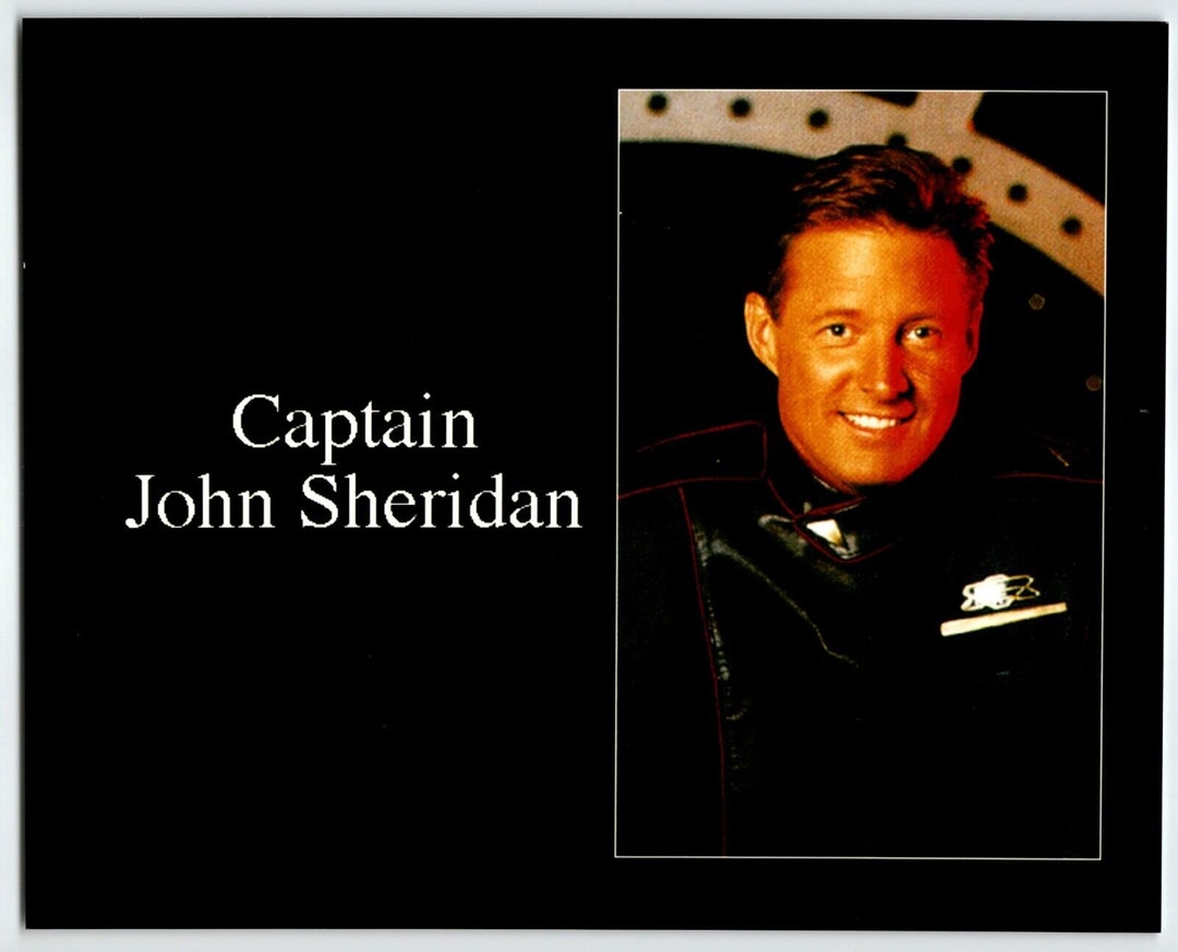 Babylon 5 Captain John Sheridan 1998 Original Photo Sci-fi Fantasy 8 X ...