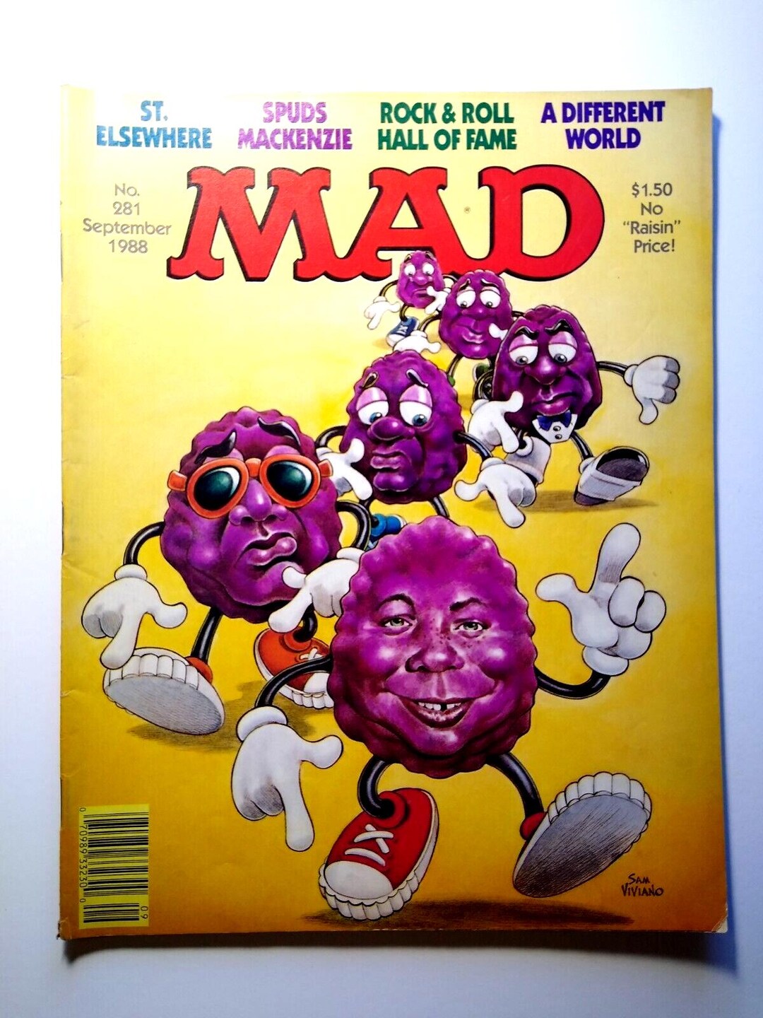 MAD Magazine Sept 1988 # 281 California Raisins St. Elsewhere A ...