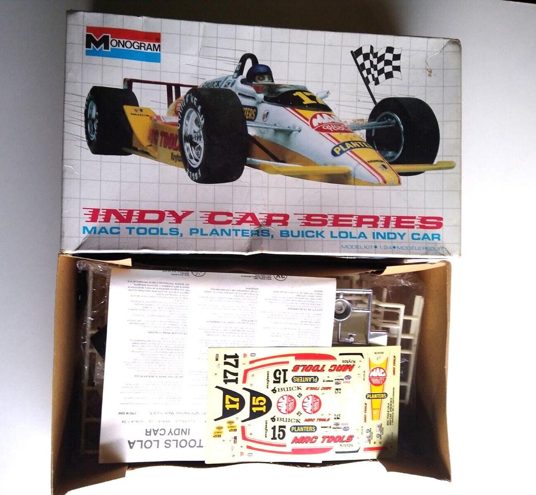 Monogram Indy Race Car Series Model Kit 2792 Planters 1/24 With Decals ...