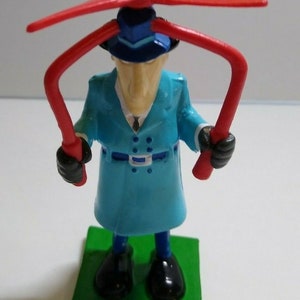 Inspector Gadget Helicopter Whirlybird Toy Figure Cake Topper Plastic ...