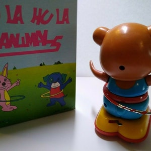 Hula Hula Animals Brown Bear With Hoop Battery Operated - Etsy
