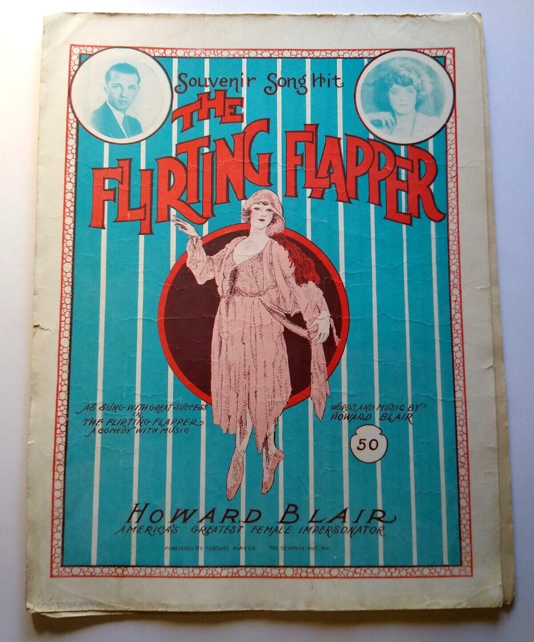 The Flirting Flapper Sheet Music Howard Blair Drag Queen Female ...