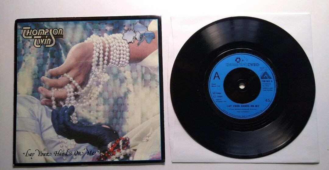 Thompson Twins Lay Your Hands on Me 7" Record UK Synth-pop Dance ...