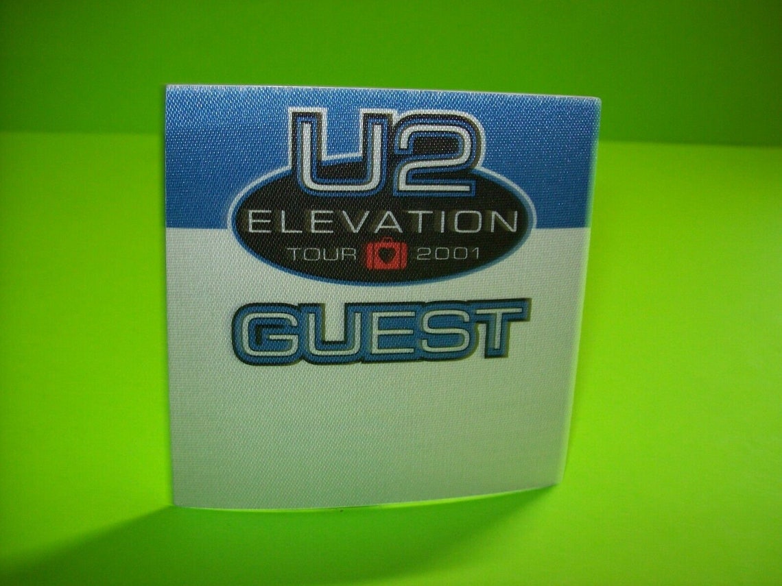 U2 Elevation Tour Back Stage Pass Original Otto Rock Pop Music - Etsy