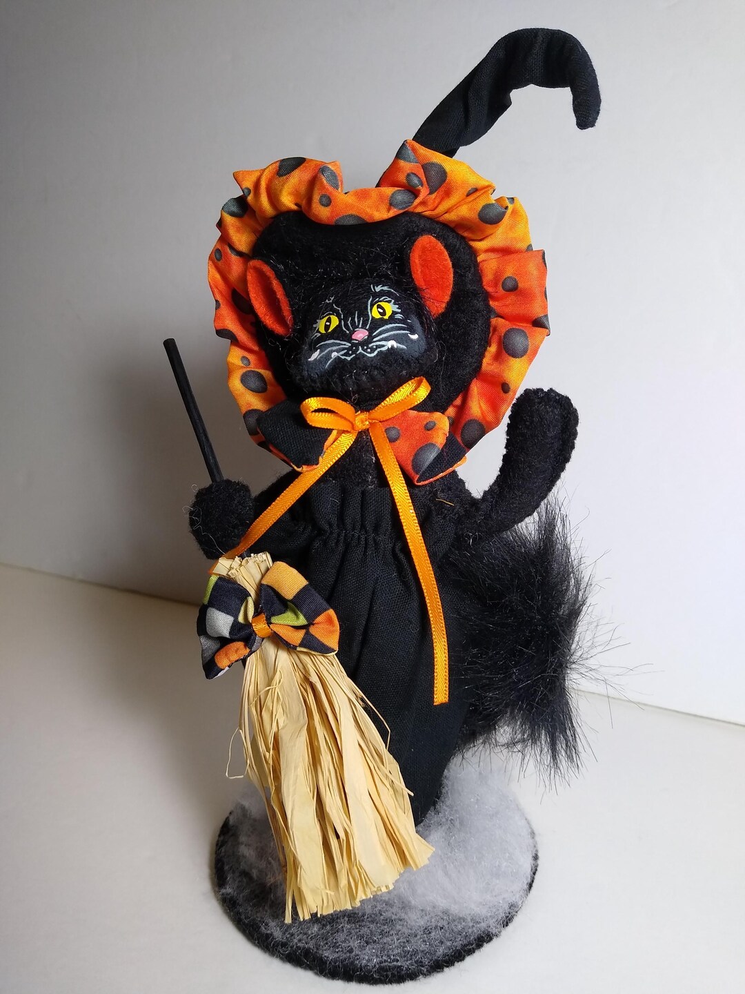 Annalee Black Cat Artist Doll Halloween 8 Inch Original - Etsy