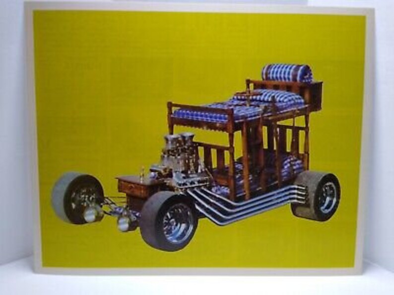 Bunk Bed Hot Rod Racer Photo California Custom Car Vintage Jay Etsy