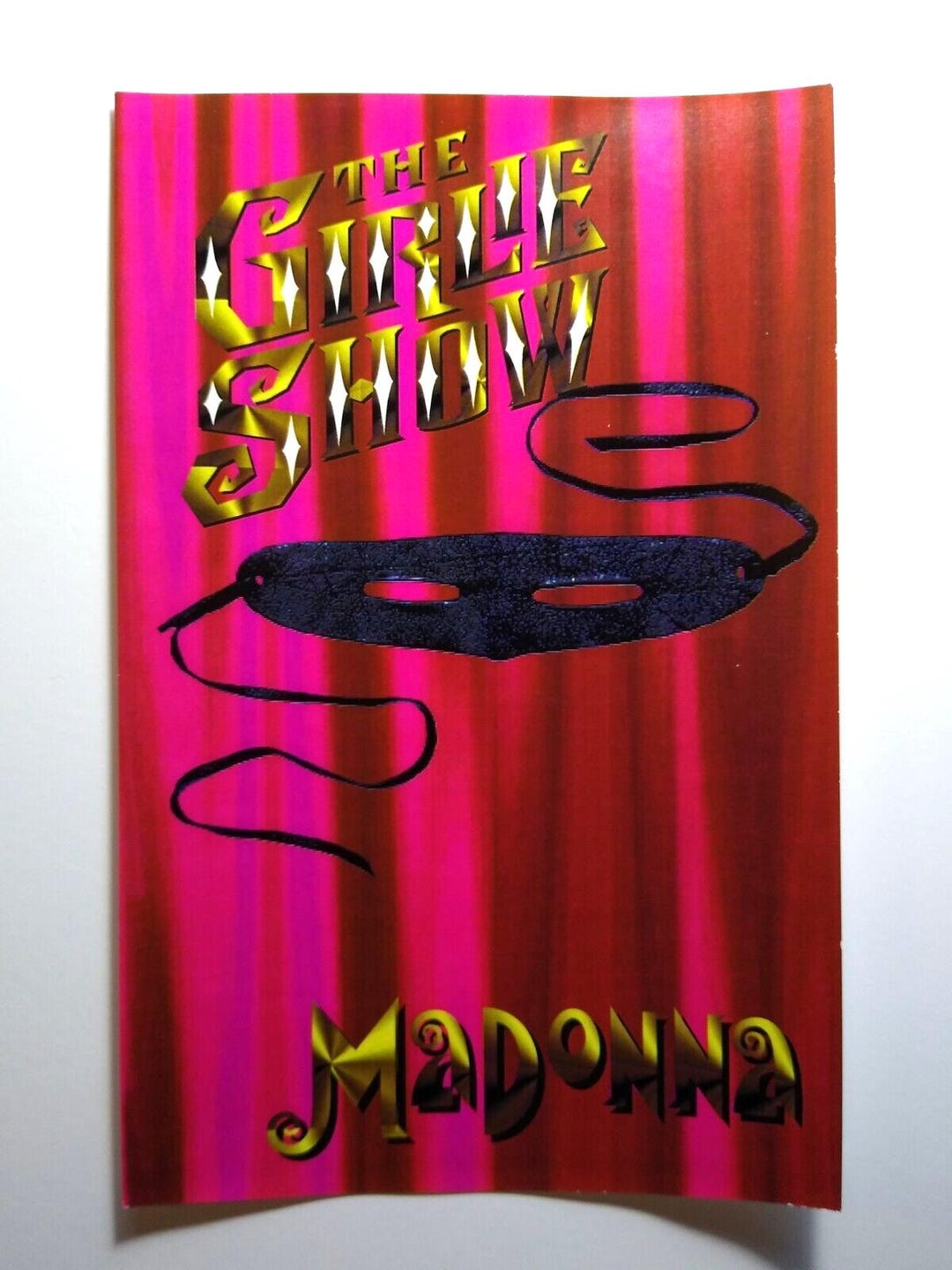 Madonna the Girlie Show Book Artwork Original 1993 Pink Version Ready ...