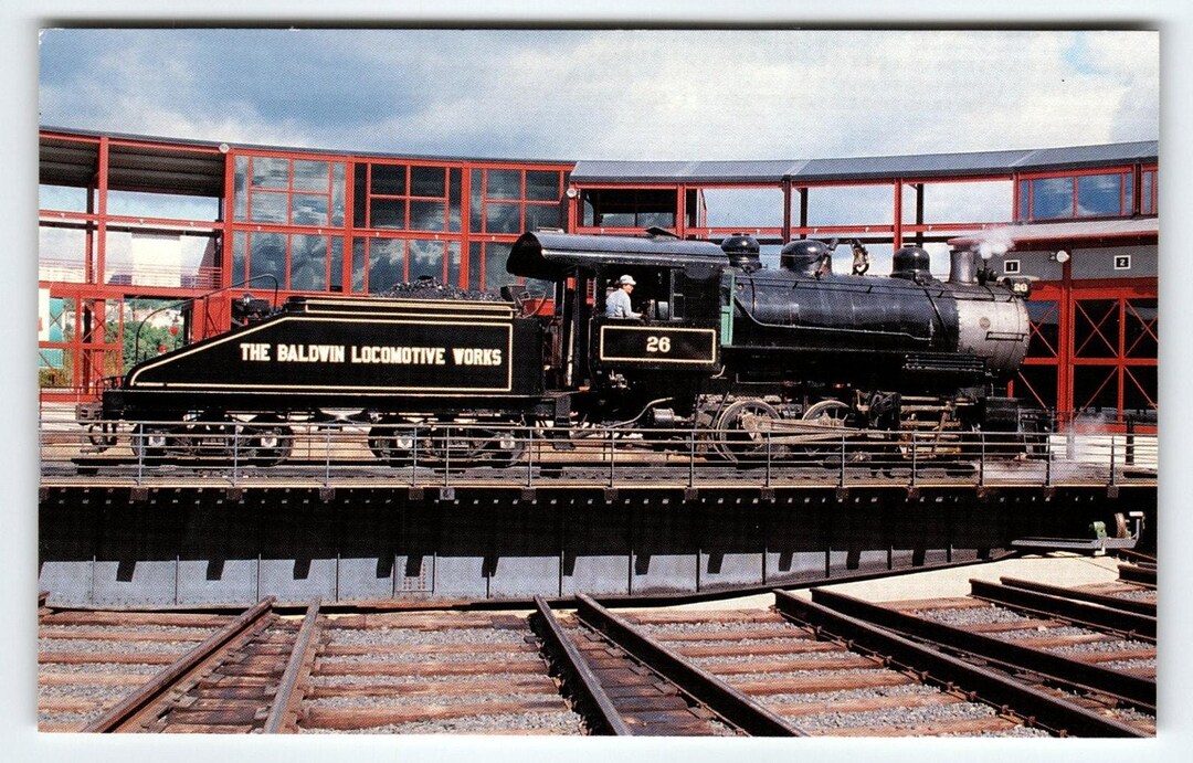 Steamlocomotive #26 on Turntable at Steamtown National Historic Site - Etsy