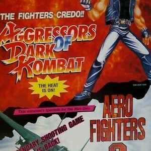 SNK Neo Geo Arcade FLYER Aggressors of Dark Kombat Aero - Etsy