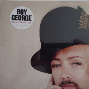 Boy George SEALED This is What I Do Vinyl LP Record Album - Etsy