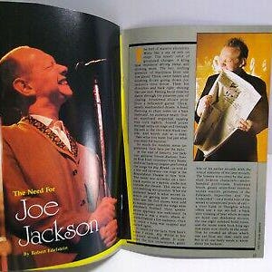 Rockbill Magazine Joe Jackson Stan Ridgeway Level 42 MTV David Bowie ...