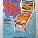 Mini Cycle Pinball Flyer Original Vintage 1970 Game Art - Etsy