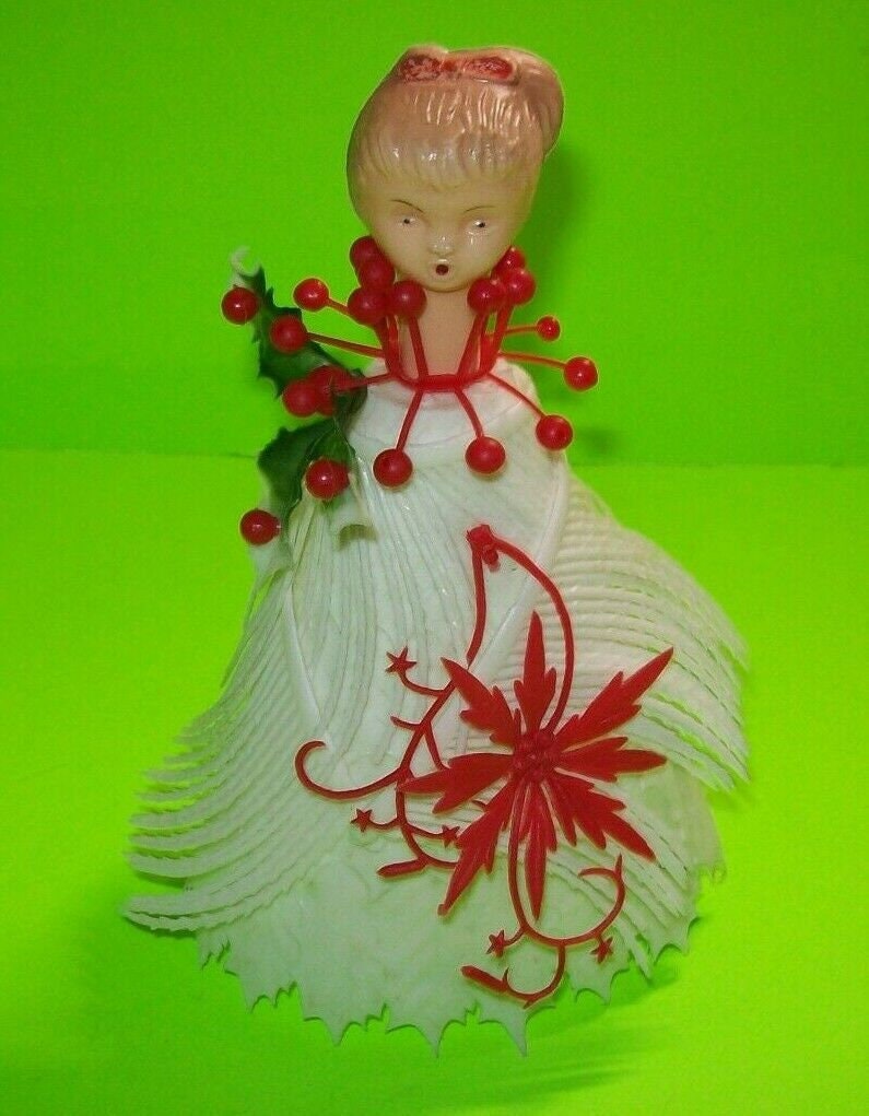 Retro Mod Vintage Christmas Ornament Plastic Tree Topper Space | Etsy