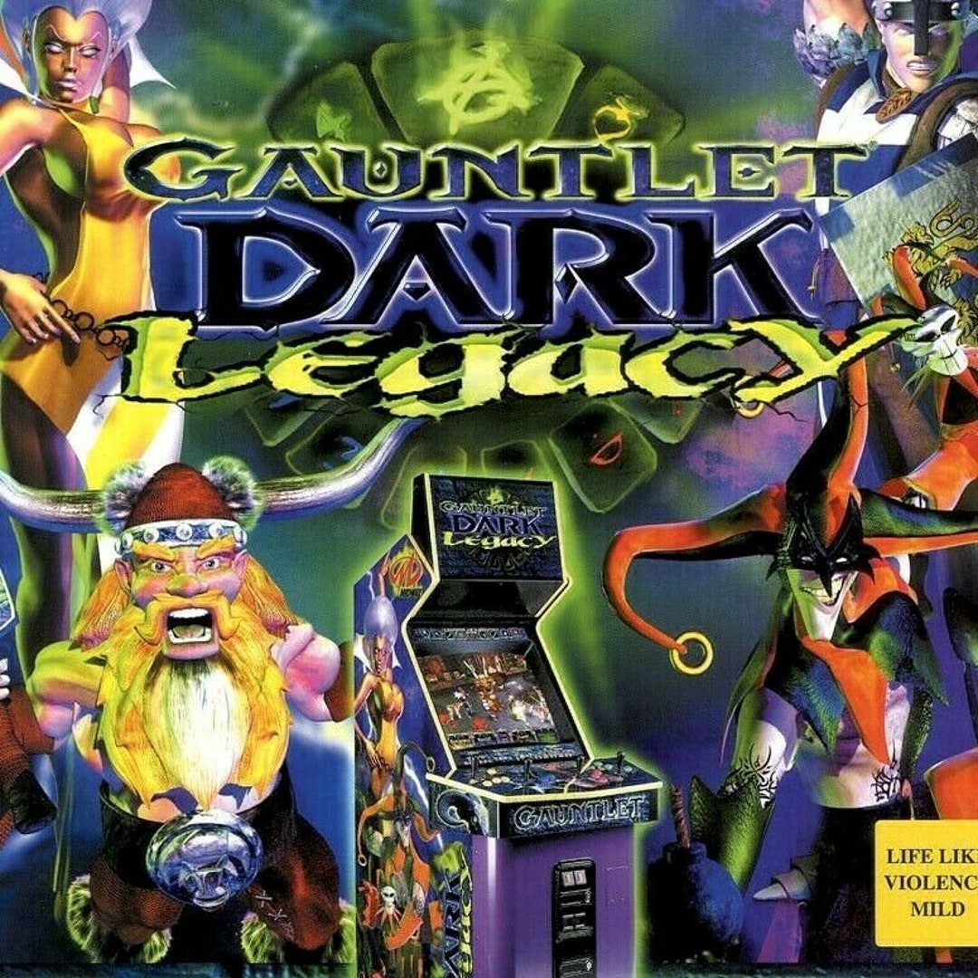 Gauntlet Dark Legacy Arcade FLYER Original NOS Artwork Sheet - Etsy