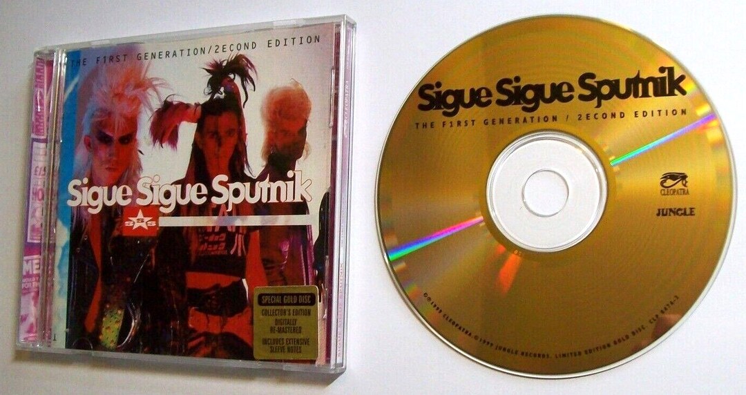 Sigue Sigue Sputnik the F1rst Generation 2econd Edition GOLD Color ...