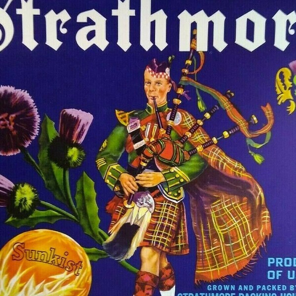 Vintage Fruit Label - Etsy