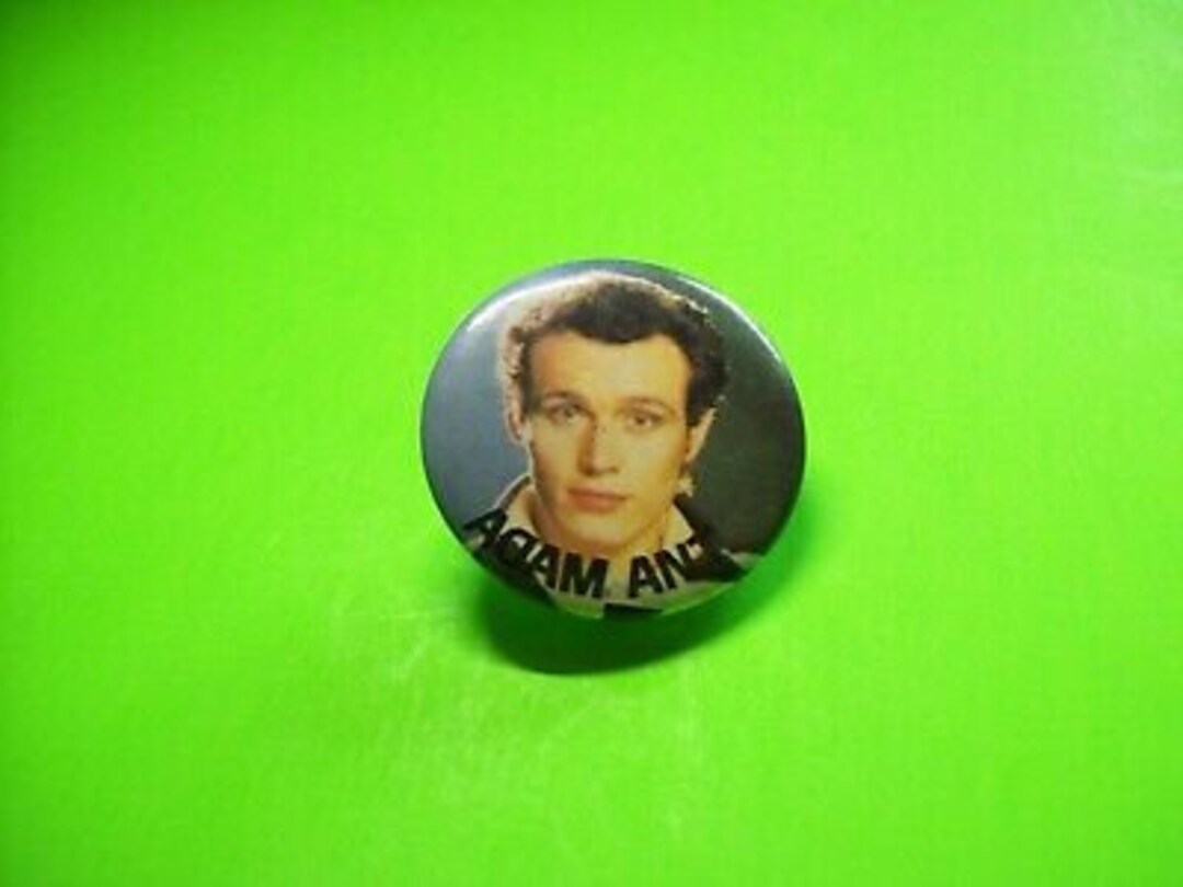 Adam Ant Vintage Authentic Original Badge Pinback New Wave Adam and the ...