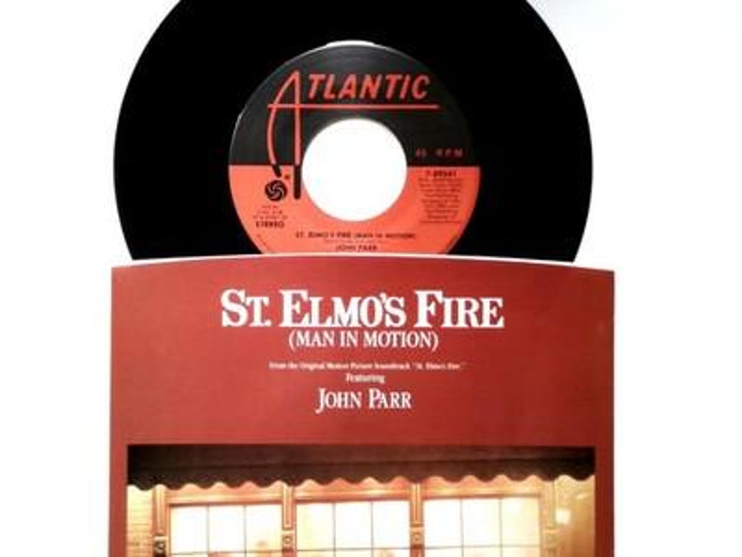 John Parr – St. Elmo's Fire (man in Motion) 7" Record 1985 Atlantic ...