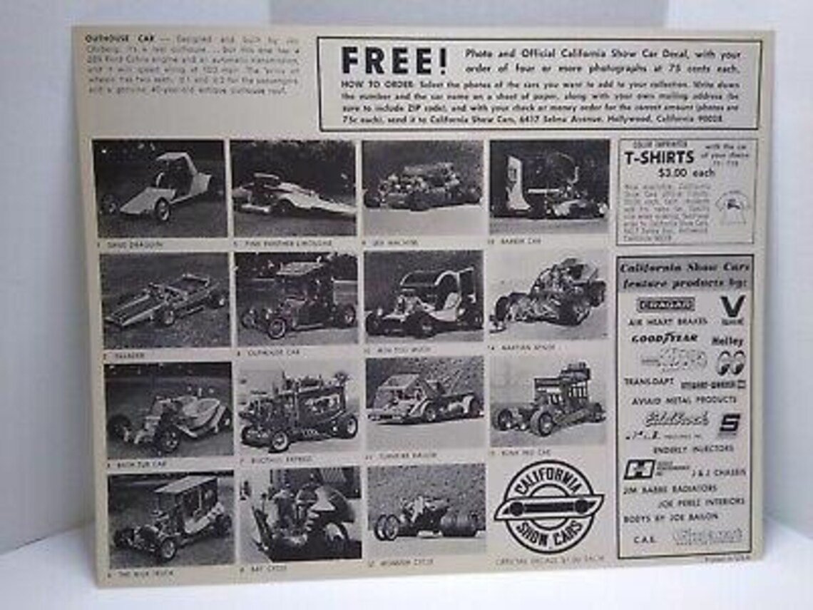 Outhouse Hot Rod Race Car Photo Custom Show Automobile Original Jay ...