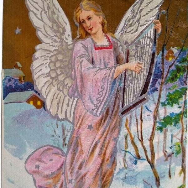 Angel Postcard - Etsy