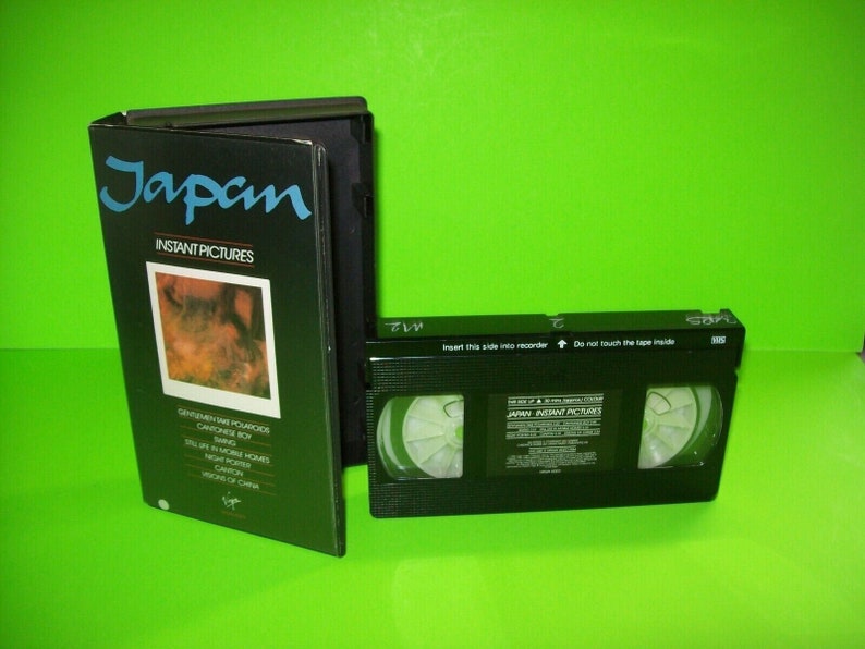 Japan VHS Instant Pictures Video Tape PAL System 1984 David - Etsy