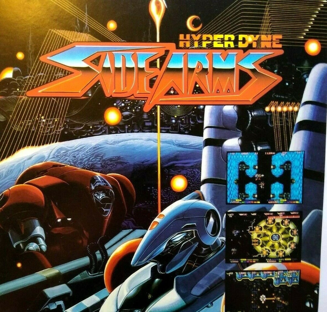 Hyper Dyne Side Arms Arcade FLYER Original 1986 Video Game Art - Etsy