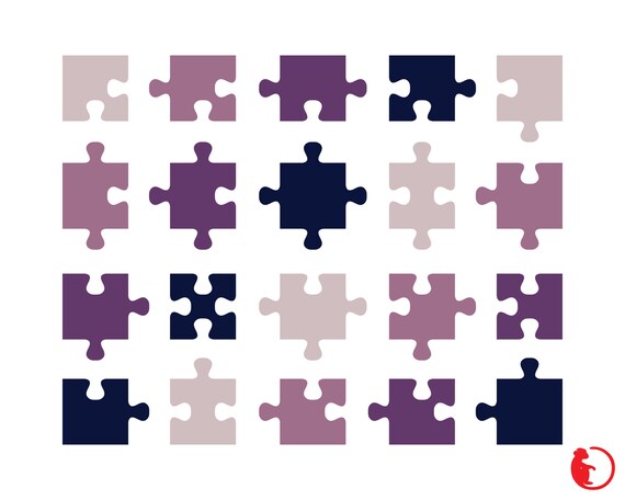 SVG File for Cricut Puzzle Piece SVG File Jigsaw With | Etsy