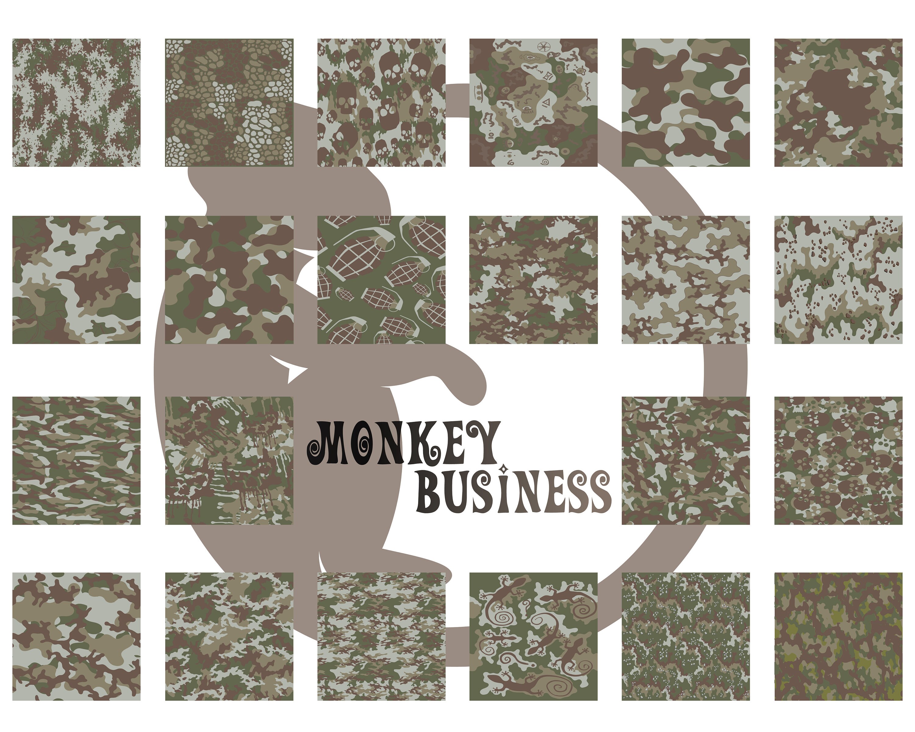 22 Camo Digital Paper Pack Instant Download JPG Files 12 X | Etsy