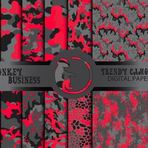 Seamless Patterns, Digital Paper Pack, Scrapbook Paper, Printable ...