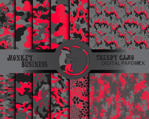 Seamless Patterns Digital Paper Pack Scrapbook Paper | Etsy