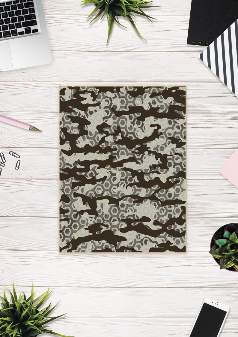 Camouflage Design 1212,jpeg, 300dpi.printable Art.camo Digital Paper ...