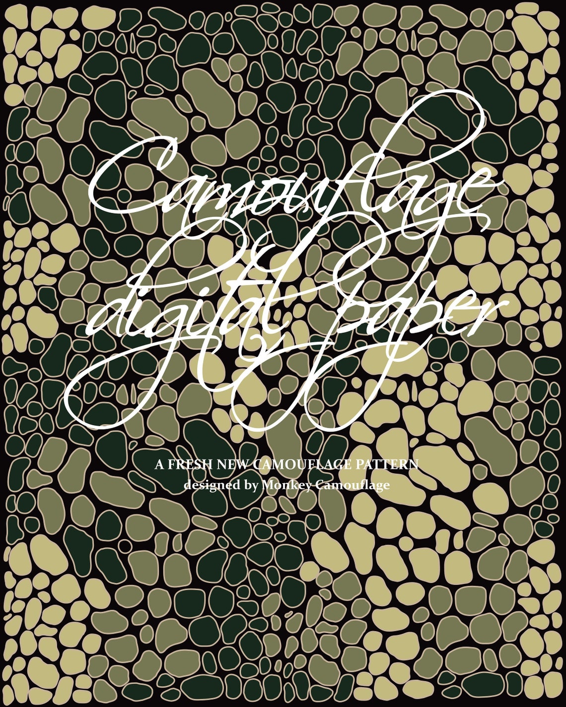 Abstract Green Army Design.seamless Camo Digital - Etsy